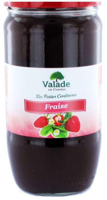 Confiture extra de fraise 45% pot 1Kg - VALADE par Distributeur 171
