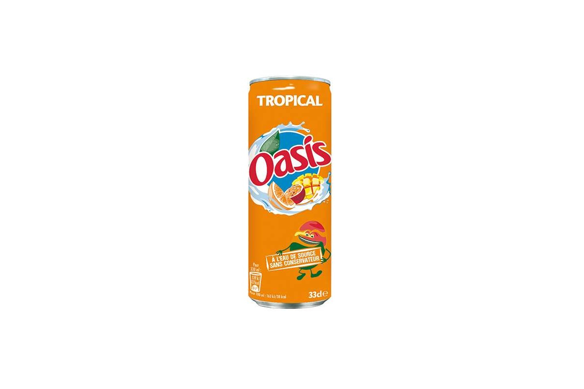 Oasis tropical (boite slim 33cl x24) par Distributeur 200