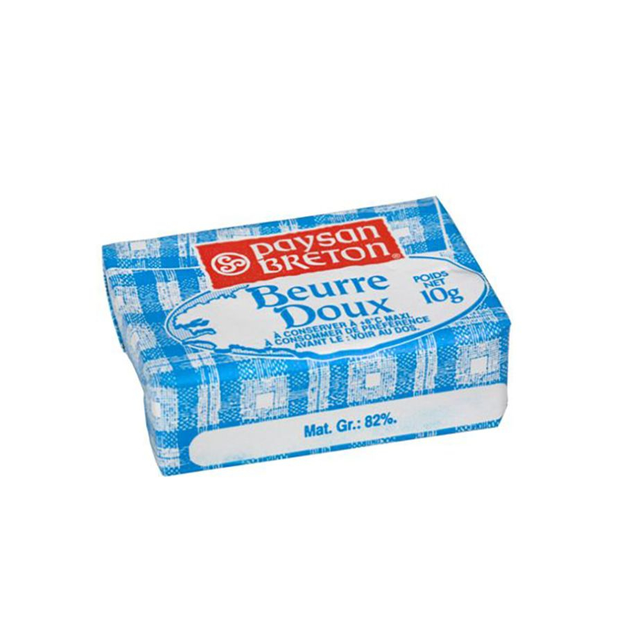 Beurre doux micropain (10g x100) France - PAYSAN BRETON par ...