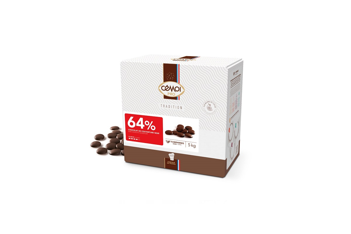 Chocolat noir 64% cacao traditionnel palet boite 5Kg - CÉMOI par ...