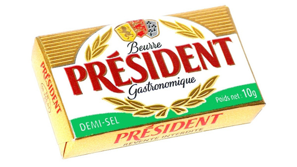 Beurre micro 1/2sel 80%Mg (10g x100) - PRÉSIDENT par Distributeur 152