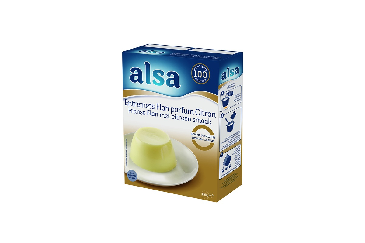 Entremets flan citron boite 850g - ALSA par Distributeur 150